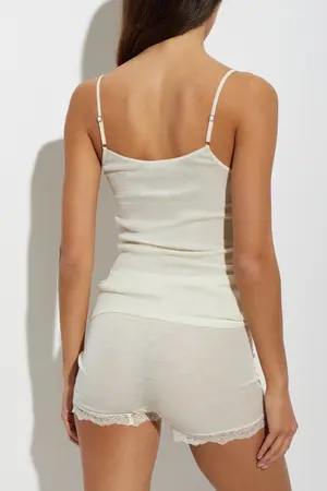 Hanro Lingerie Top From The ‘woolen Lace’ Collection