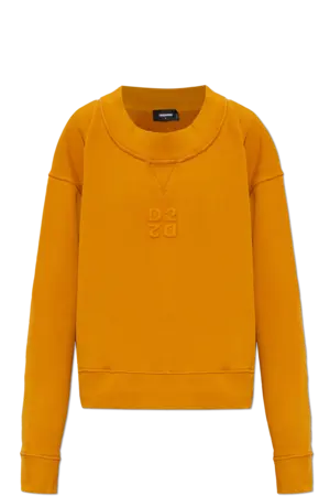 Dsquared2 Cotton Sweatshirt With Embroidered Logo