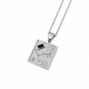 CIER Scorpio Zodiac Necklace - Silver