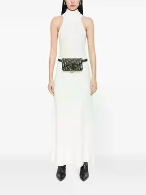 Dior 2020 Oblique Canvas Saddle Belt Bag