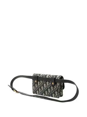 Dior 2020 Oblique Canvas Saddle Belt Bag