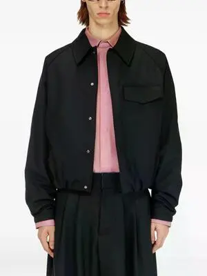 DIESEL® Raglan-sleeve Gathered Bomber Jacket