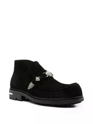 TOGA VIRILIS Embellished Suede Boots