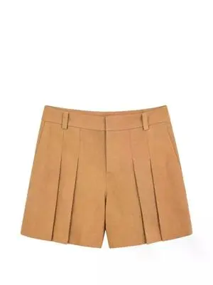 Alice + Olivia Blaire Pleated Tailored Shorts
