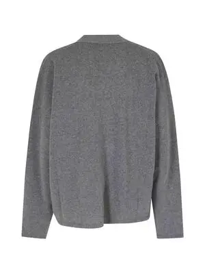 ALYSI Argyle-pattern V-neck Cardigan