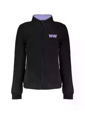 NORWEGIAN RAIN Logo-embroidered Zip-up Sweater