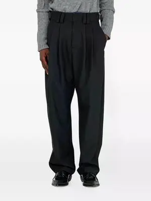 DIESEL® P-hit-cool Pleated Wide-leg Trousers