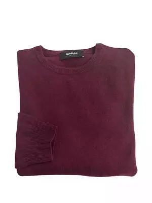 BALDININI Logo-plaque Crew-neck Sweater