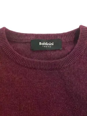 BALDININI Logo-plaque Crew-neck Sweater
