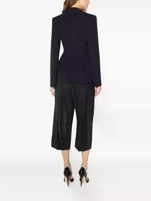 Elisabetta Franchi Jacket In Lightweight Crêpe - Black