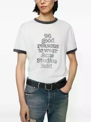 Acne Studios Graphic T-shirt - White