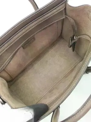 Celine 2010s Nano Luggage Tote Bag