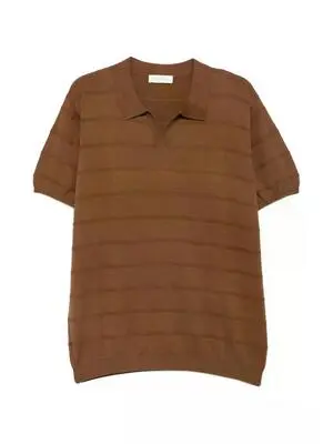 DIKTAT V-neck T-shirt - Brown