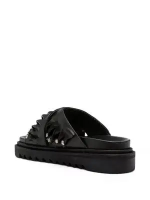 TOGA VIRILIS Studded Ruffled Sandals