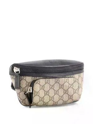 Gucci Eden Waist Bag Gg Coated Canvas Medium Belt Bag