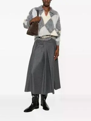 Seventy Argyle Intarsia-knit Sweater