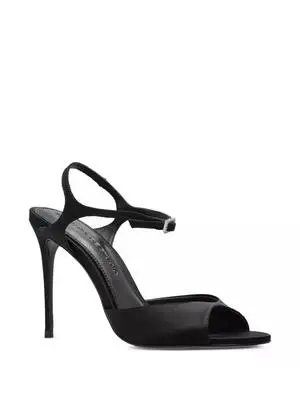 BLACK SUEDE STUDIO Geri Satin Sandals