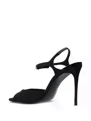 BLACK SUEDE STUDIO Geri Satin Sandals