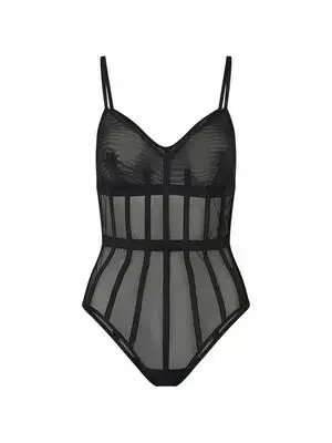 Liu Jo Tulle Structured Bodysuit