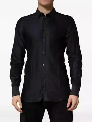 Dolce & Gabbana Polka-dot Long-sleeve Shirt