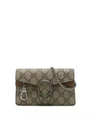 Gucci 2016-2026 Mini Gg Supreme Dionysus Crossbody Bag - Neutrals