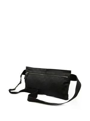 Gucci 2000-2015 Gg Canvas Double Pocket Belt Bag