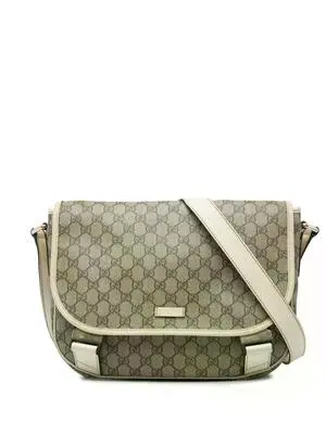 Gucci 2016-2026 Gg Supreme Crossbody Bag - Neutrals