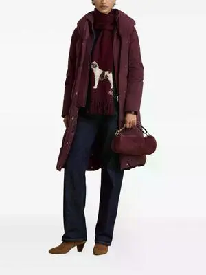 Ralph Lauren Quilted Pillow-collar Coat
