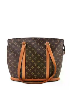LOUIS VUITTON Babylone Handbag Monogram Canvas Tote Bag - Brown
