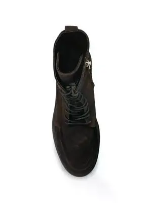 AeydĒ Tate Lace-up Ankle Boots - Brown