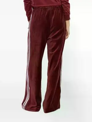 Adidas Velour Side-stripe Track Pants