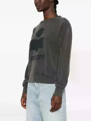 Isabel Marant Étoile Logo-print Sweatshirt - Grey