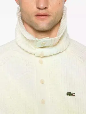 Lacoste Ribbed-knit High-neck Sweater