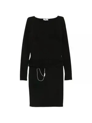 Patrizia Pepe Long-sleeve Midi Dress