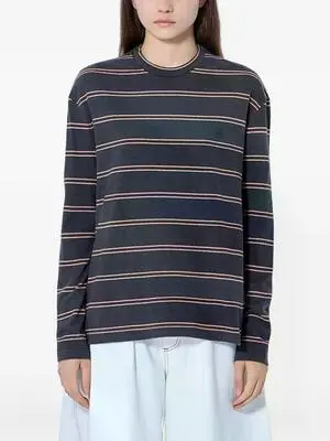 JIL SANDER Striped Cotton T-shirt