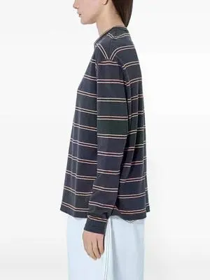 JIL SANDER Striped Cotton T-shirt