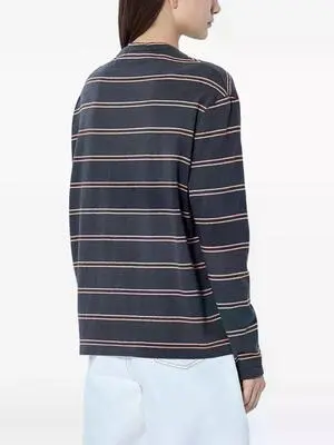 JIL SANDER Striped Cotton T-shirt