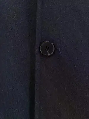 AMARANTO Button-up Notched-lapel Coat