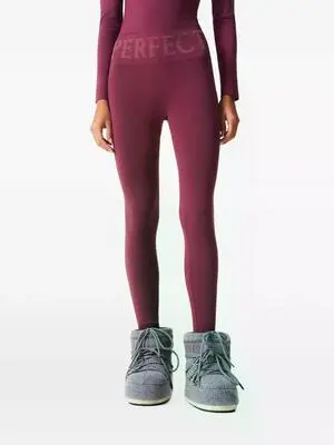 Perfect Moment Seamless Thermal Leggings - Red