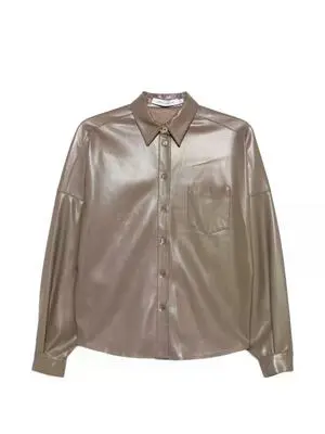 SIMONA CORSELLINI Button-up Shirt - Brown