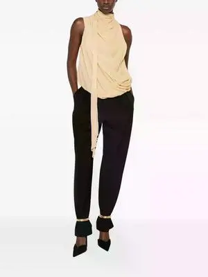 SIMONA CORSELLINI Anklet-detail Trousers