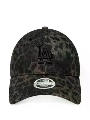 New Era 9forty La Dodgers Mlb Leopard-print Cap - Black