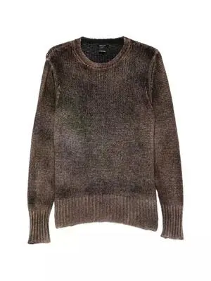 Avant Toi Ribbed-knit Sweater - Brown