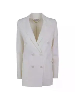 Elisabetta Franchi Double-breasted Blazer - Neutrals