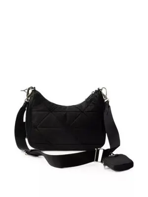 Prada Quilted Re-nylon Shoulder Bag - Black