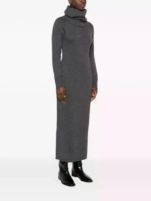 TWINSET Roll-neck Maxi Dress