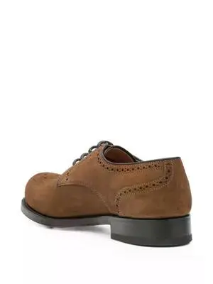 Church's Brogue Suede Derby Shoes