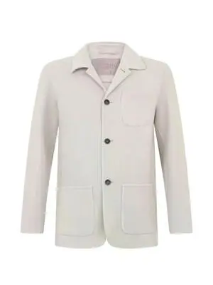 Herno Button-fastening Jacket - Neutrals
