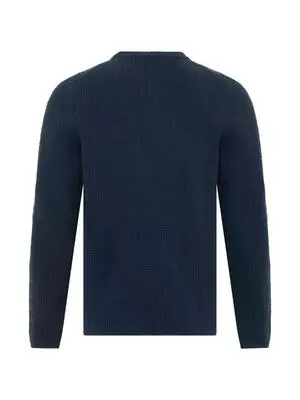Fedeli Waffle-knit Crew-neck Sweater