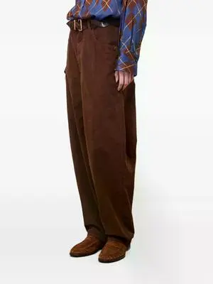 OTTOD'AME Corduroy Wide-leg Trousers